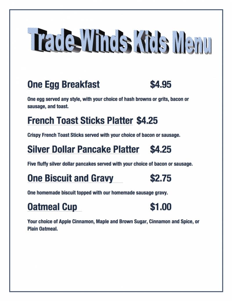 The Tradewinds | White Tail Resort