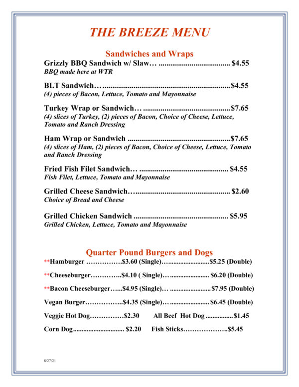 The Breeze | White Tail Resort